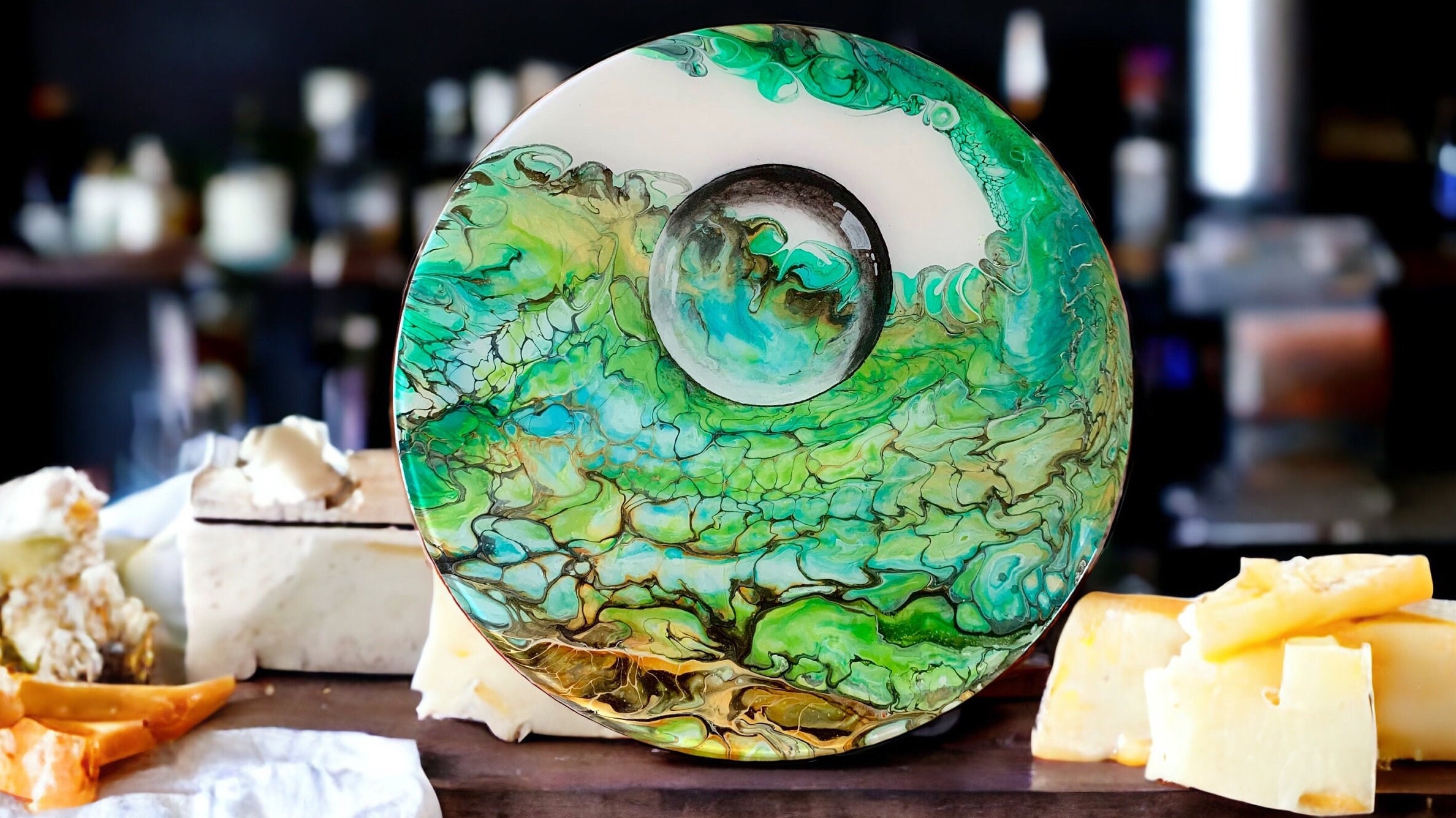 Handmade Lazy Susan, Rotating Cheese Tray, Round Tray, Turntable, Gift ...