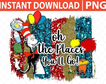 Dr. Seuss Png, Dr. Seuss Day PNG, Read Across America, Teacher PNG, Dr ...