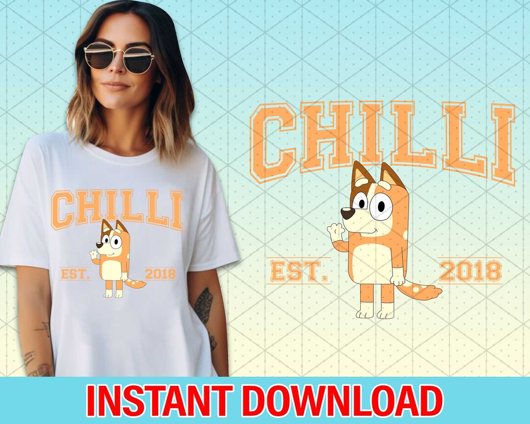 Chilli Bluey Mom PNG, Bluey Family PNG, Bluey Png, Bluey Bingo Png ...
