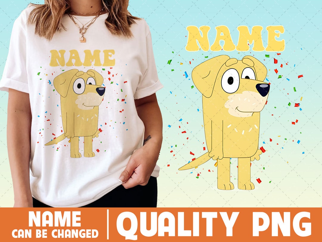 Customized Pat Bluey Birthday PNG, Bluey Family PNG, Bluey Png, Bluey ...