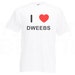 I Love Heart Dweebs Quality Cotton Printed T Shirt - Etsy