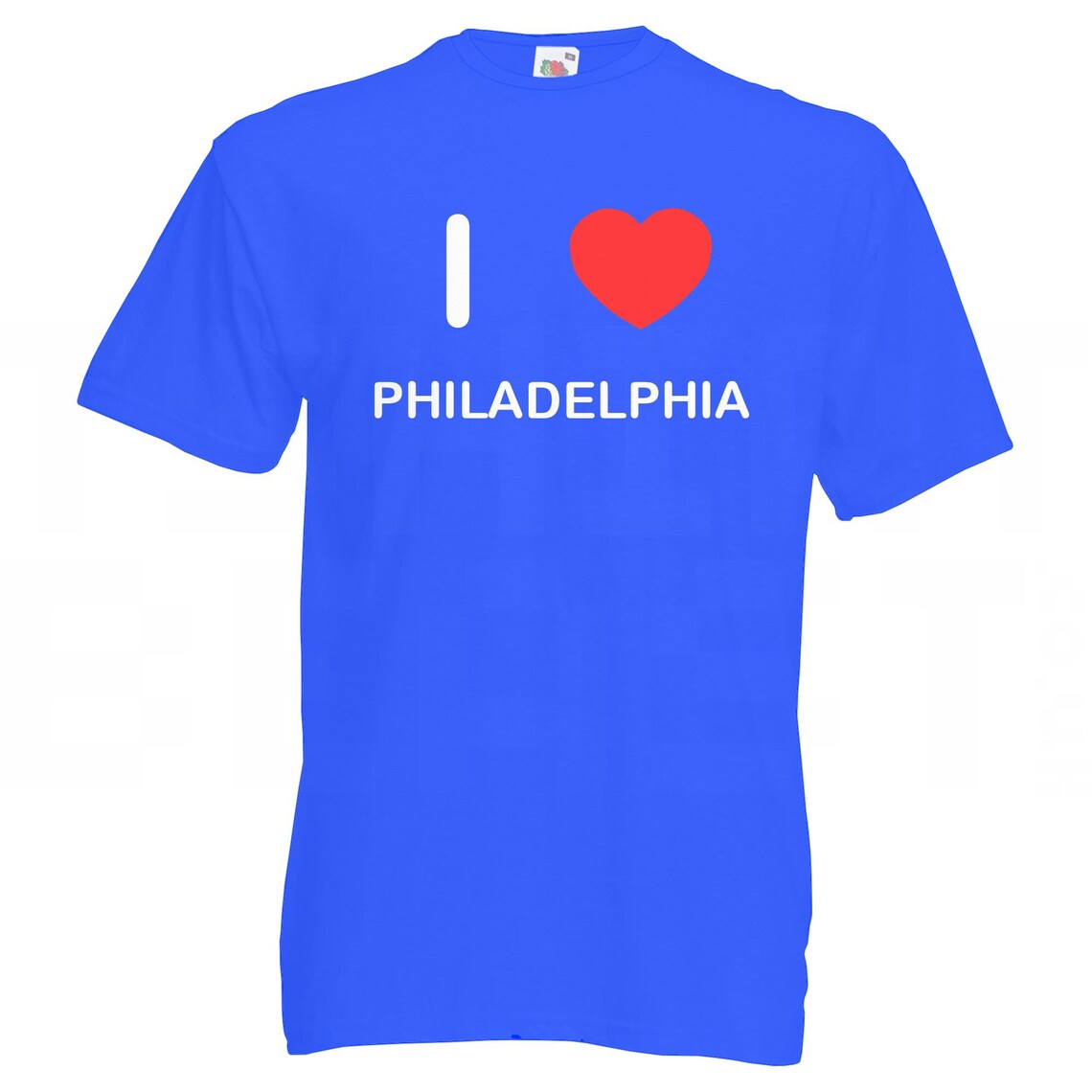 I Love Heart Philadelphia Quality Cotton Printed T Shirt - Etsy