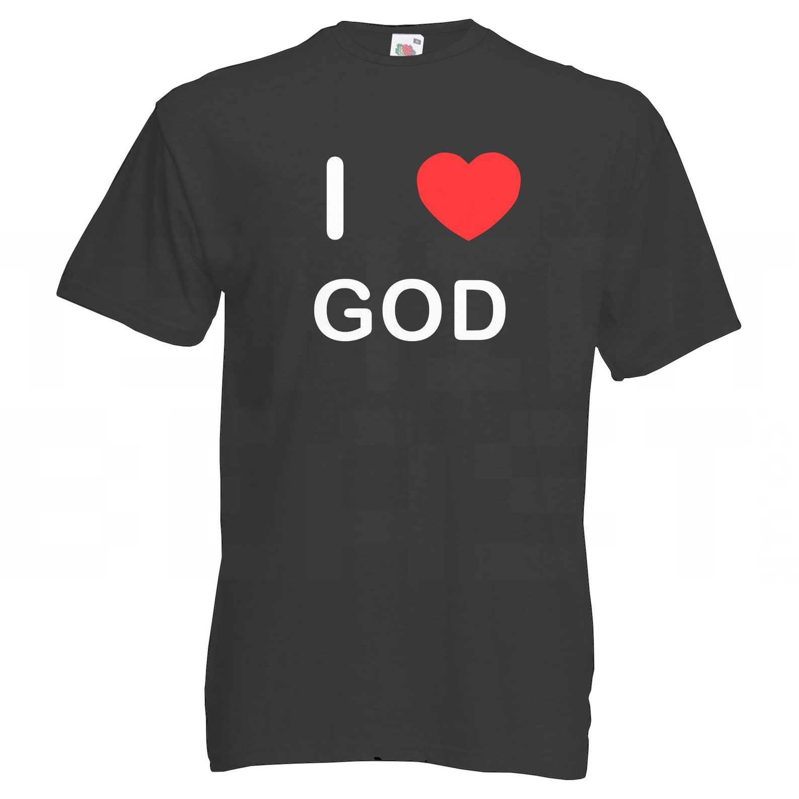 I Love Heart God - Quality Cotton Printed T Shirt - Etsy