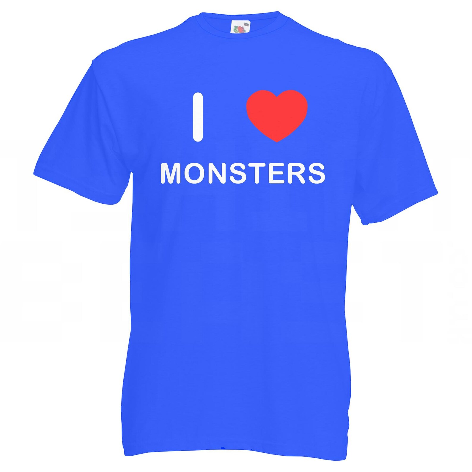 I Love Heart Monsters - Quality Cotton Printed T Shirt - Etsy