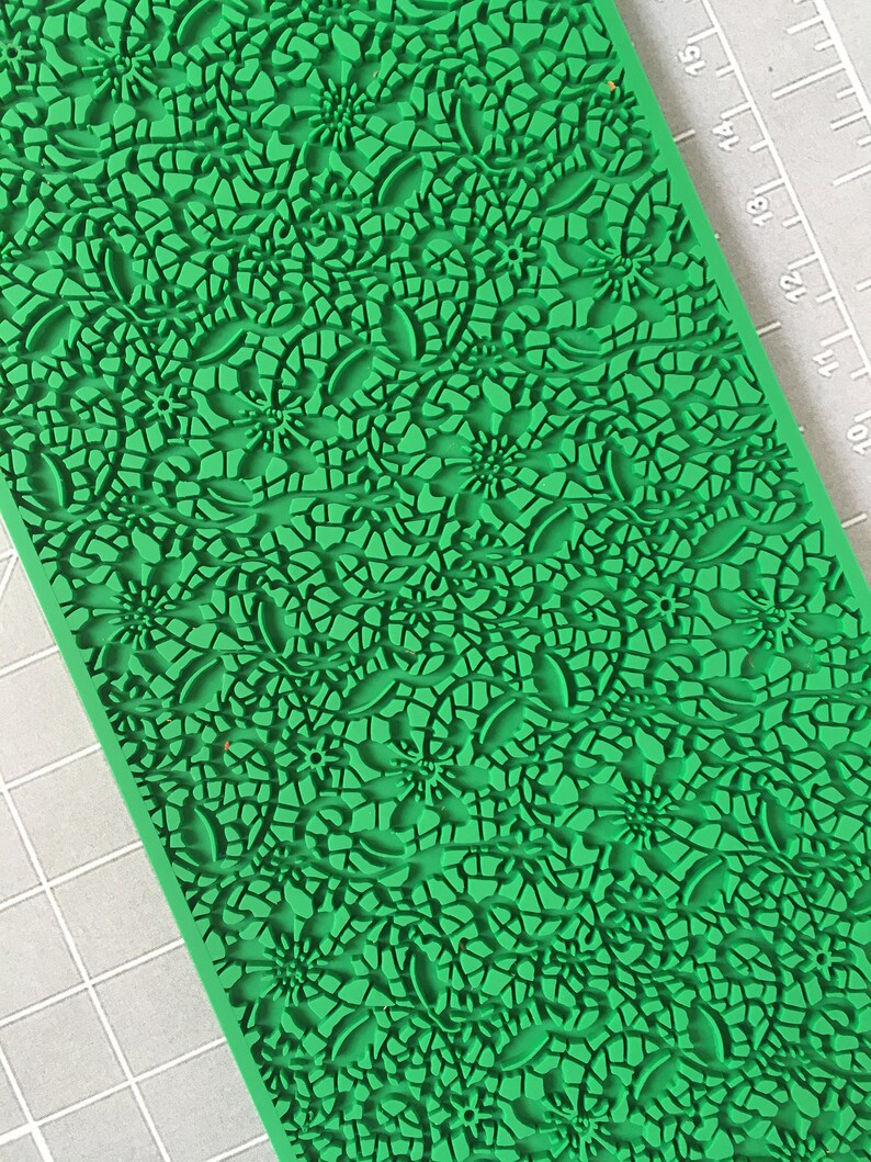 Lace Texture silicone sheet polymer clay texture stamp mould | Etsy