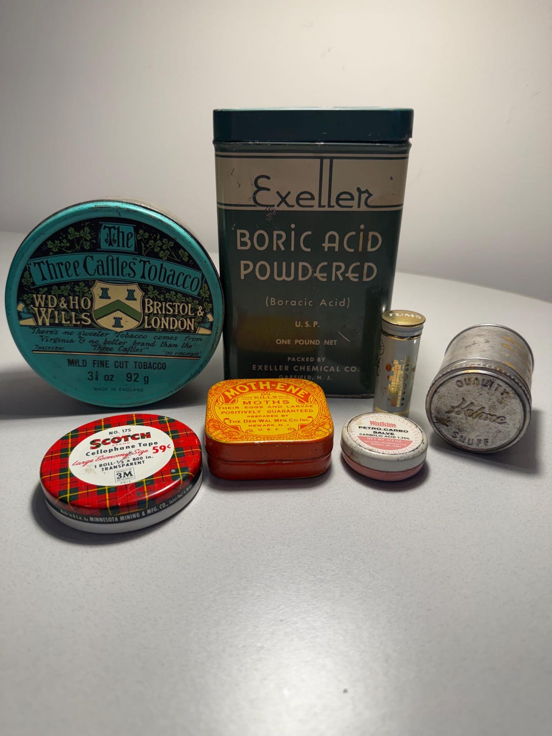 Vintage Advertising Tins Lot: Early 20th Century Collectibles - Etsy