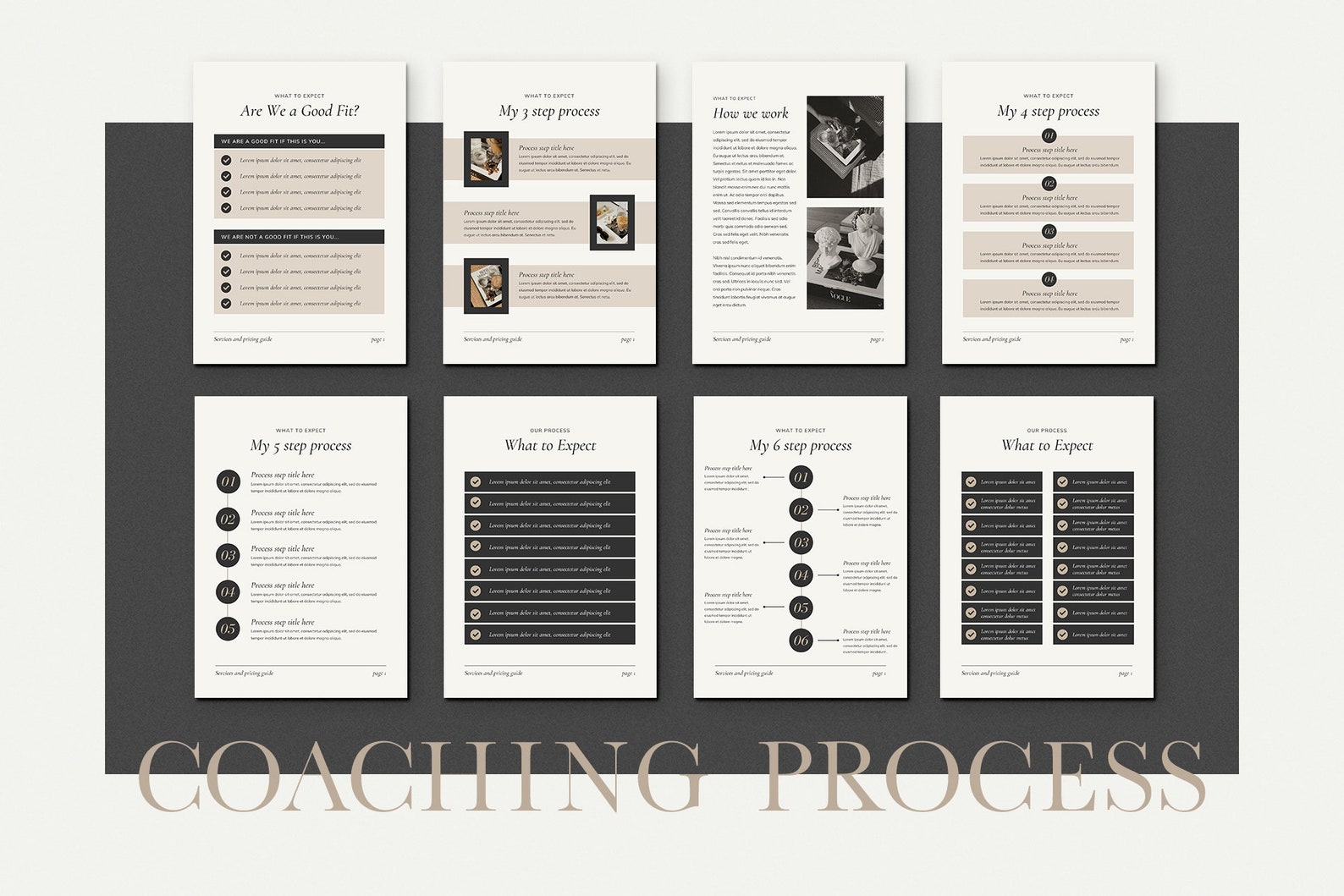 Services & Pricing Guide Client Brochure Template: Portfolio, Case ...