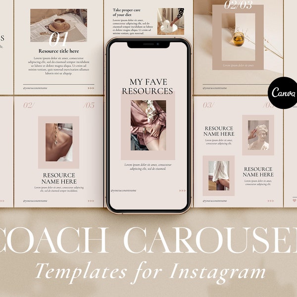 Seamless Carousel Instagram Template - Etsy