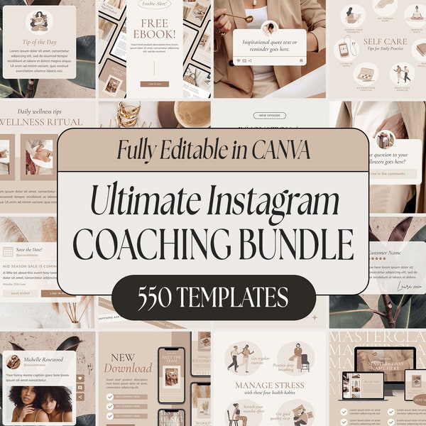 Instagram Templates - Etsy