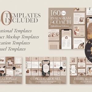 Instagram Template Bundle for Coaches & Course Creators: Instagram ...