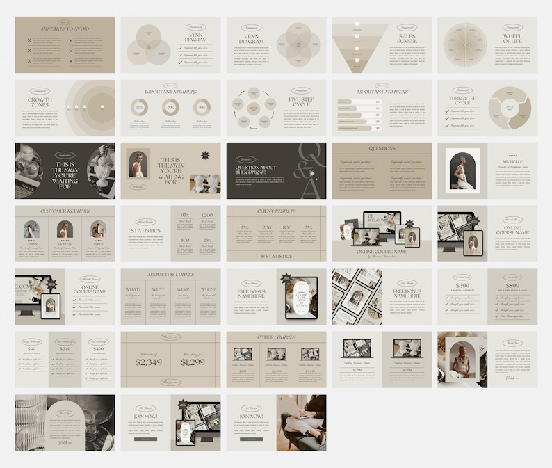 Canva Template Bundle: Course Creator, Workbook, Ebook, Social Media - Etsy
