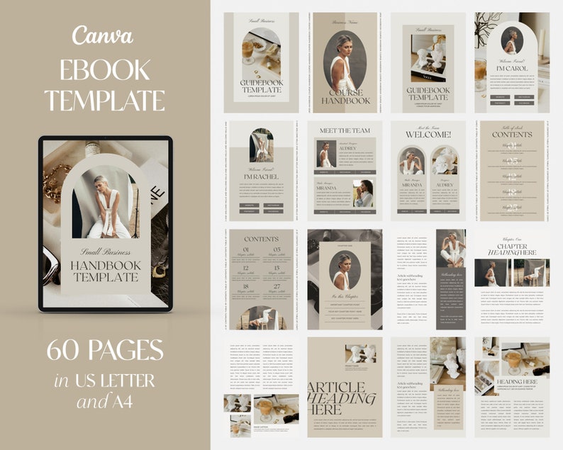 Canva Template Bundle: Course Creator, Workbook, Ebook, Social Media - Etsy
