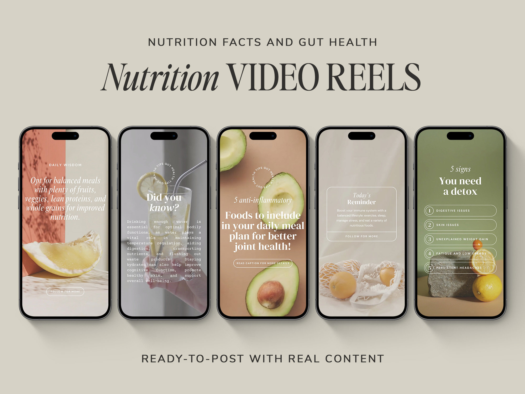 Nutrition Coach Instagram Reels Videos | Nutrition Instagram Templates ...