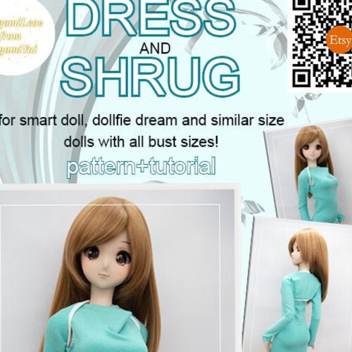 Smart Doll Pattern of DRESS in Digital PDF Format for Small | Etsy