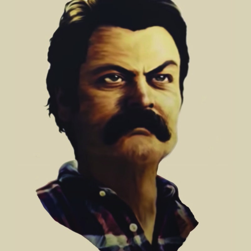 Ron Swanson - Etsy