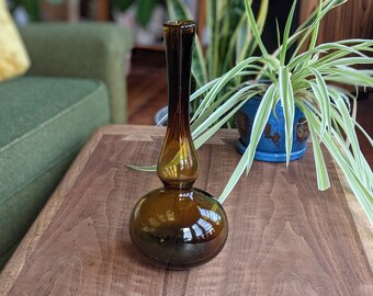 Long Neck Glass Vase | Etsy