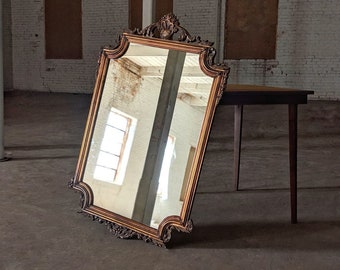 Large Vintage Mirror - Etsy