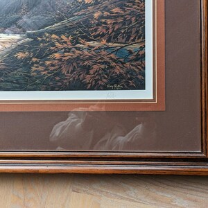 Terry Redlin Morning Solitude 1990 Wood Framed Painting Print Vintage ...