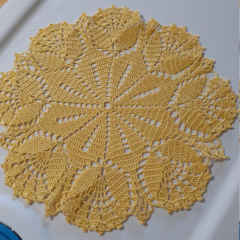 Embroidered Doily - Etsy