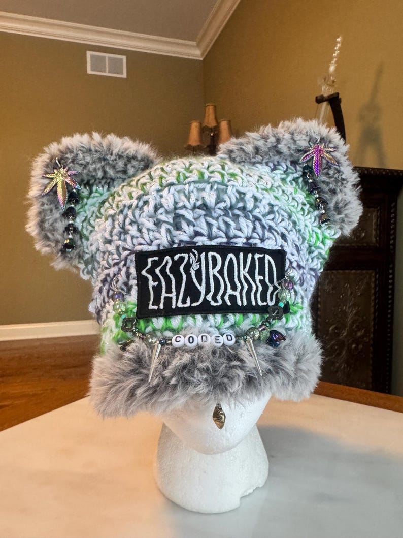 Eazybaked Crochet Cat Hat - Etsy
