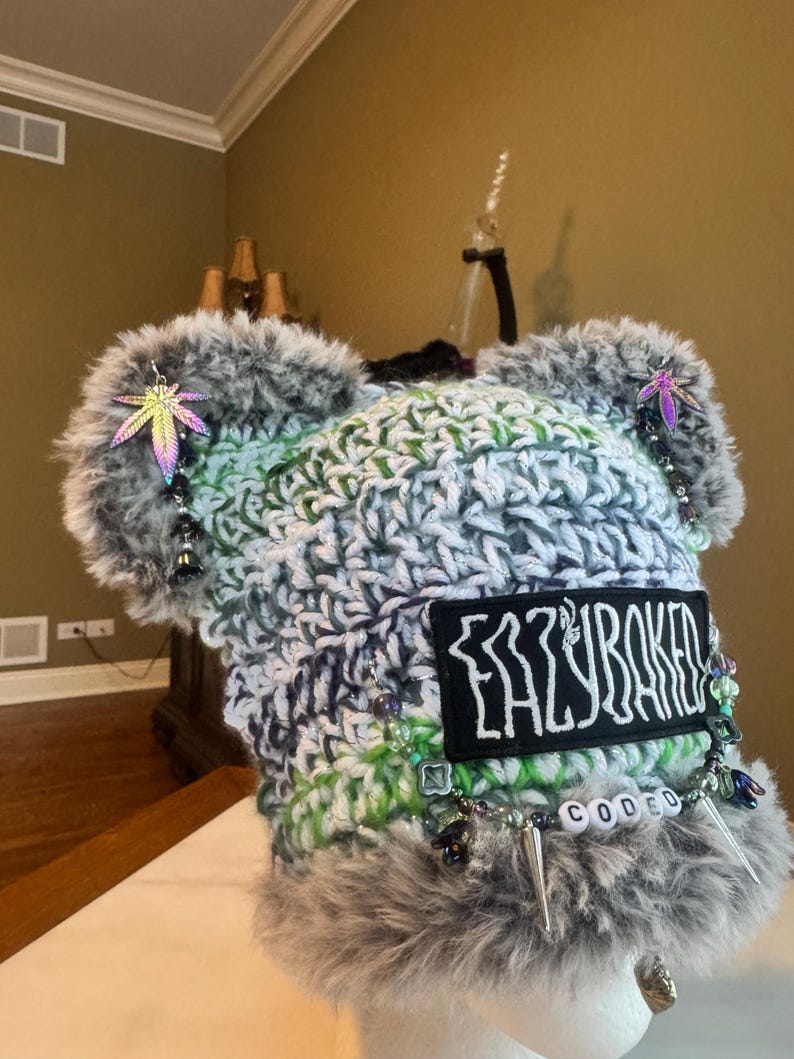 Eazybaked Crochet Cat Hat - Etsy