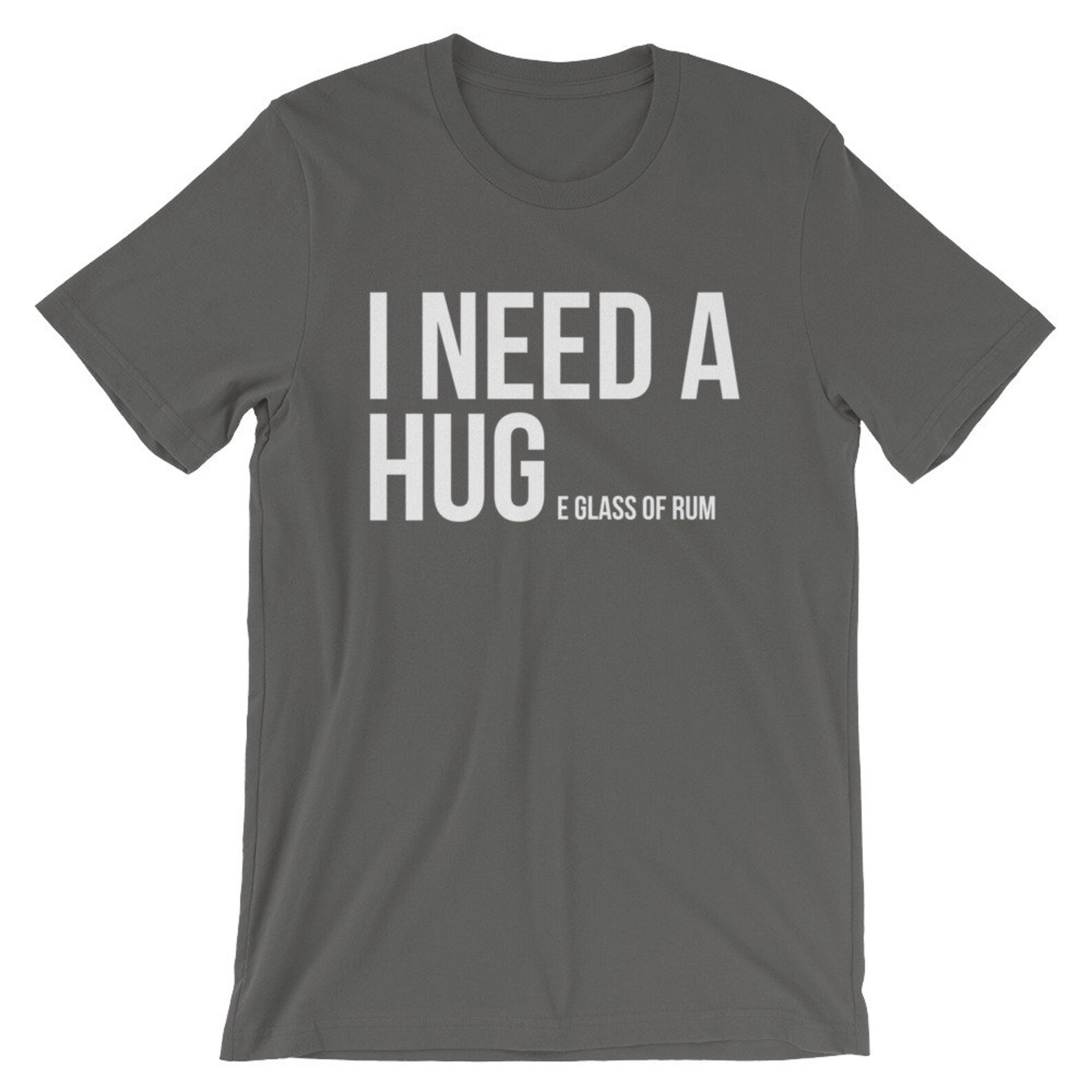 I Need A Huge Glass of Rum Shirt | Funny Rum Gifts | Drinking Shirts ...