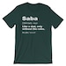 Funny Saba Shirt | Hanukkah Gift | Definition of Saba Shirt | New ...