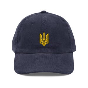 Vintage Tryzub Hat | Proud Ukrainian Cap | Ukraine Trident Gifts - Etsy