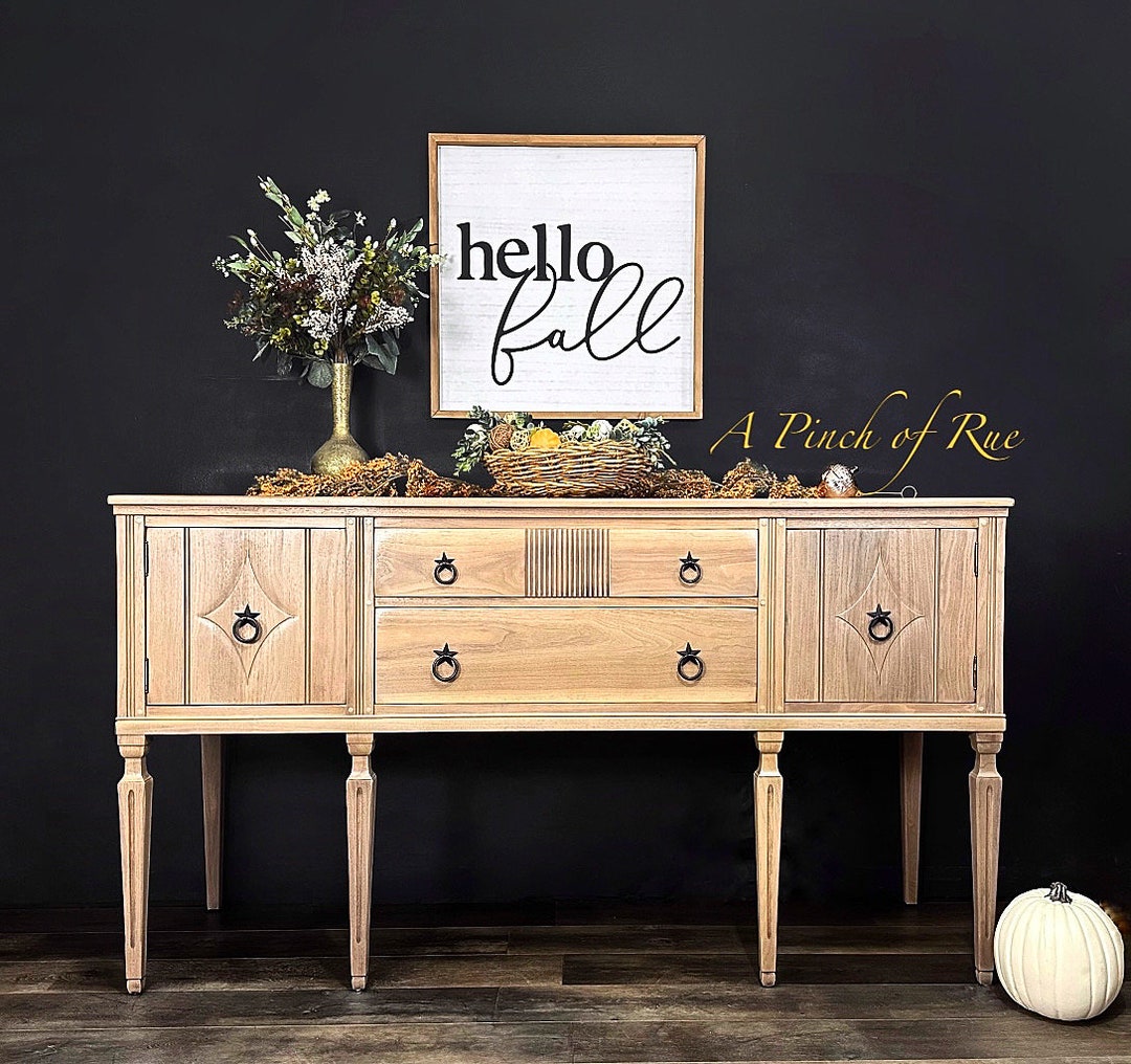Refinished Restored Vintage Sideboard Buffet - Etsy