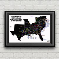 Hbcus Map - Etsy