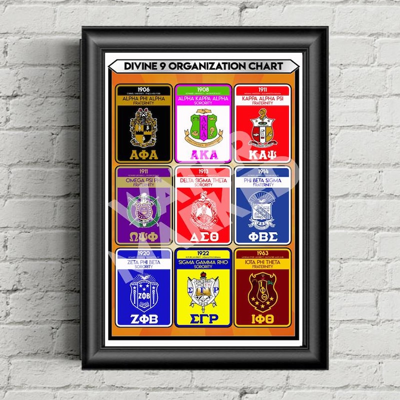 Divine 9 - Etsy