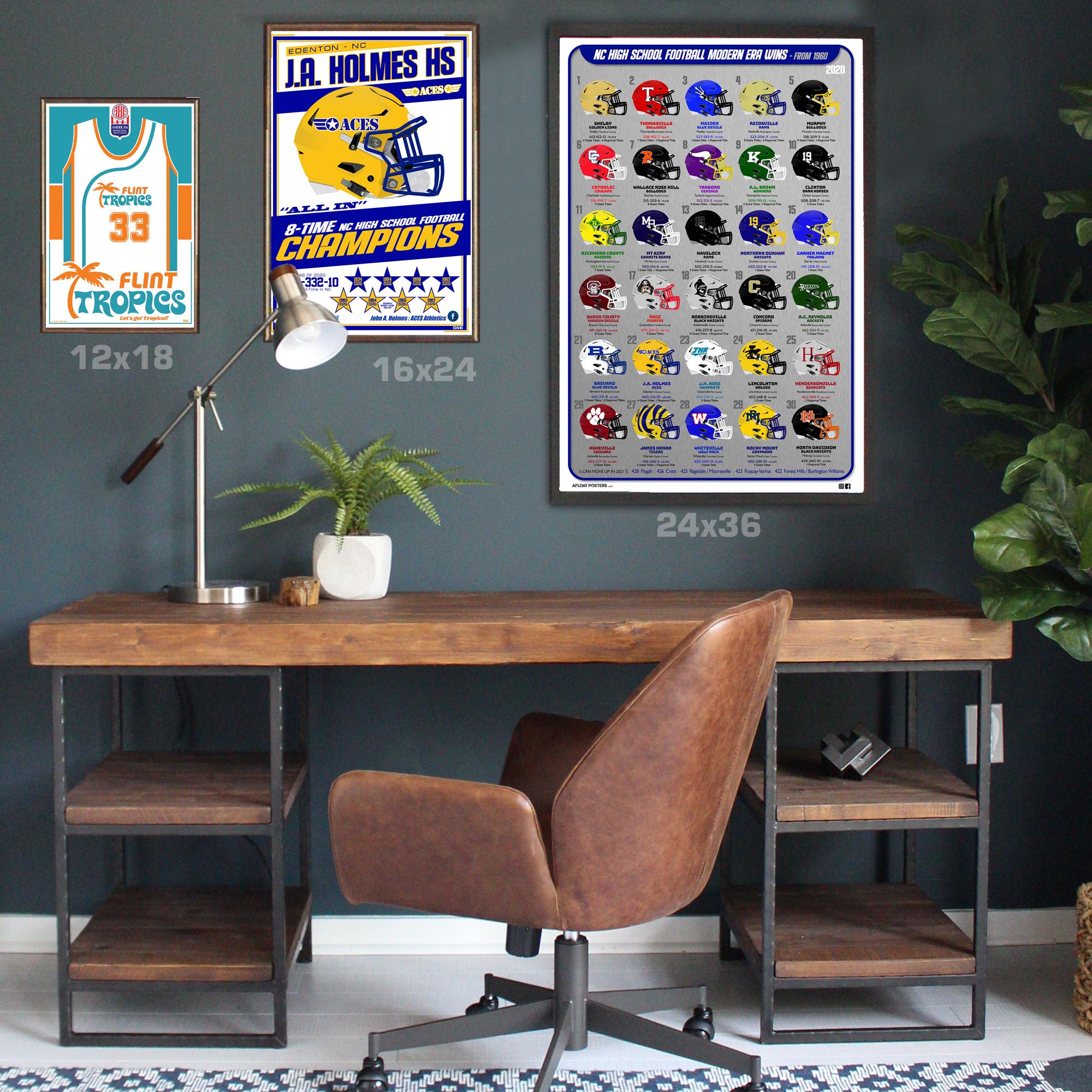 Seattle Supersonics, NBA, Vintage Sports, Printed Poster, Sports Wall ...