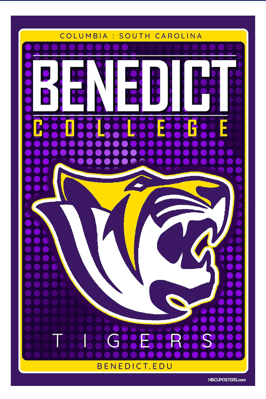 Benedict College : HBCU Wall Art - Etsy