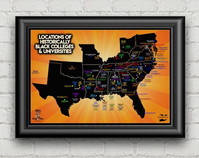 Hbcus Map - Etsy