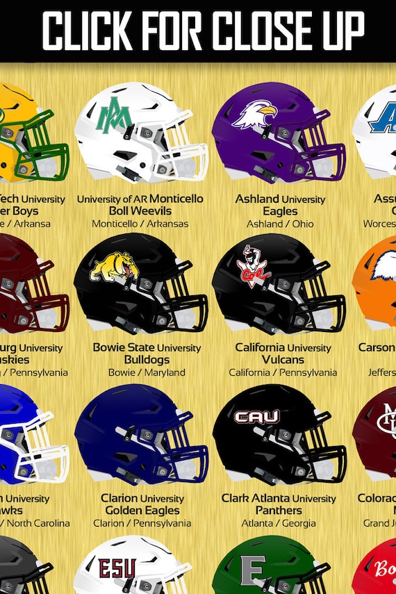 College Football Team Decals