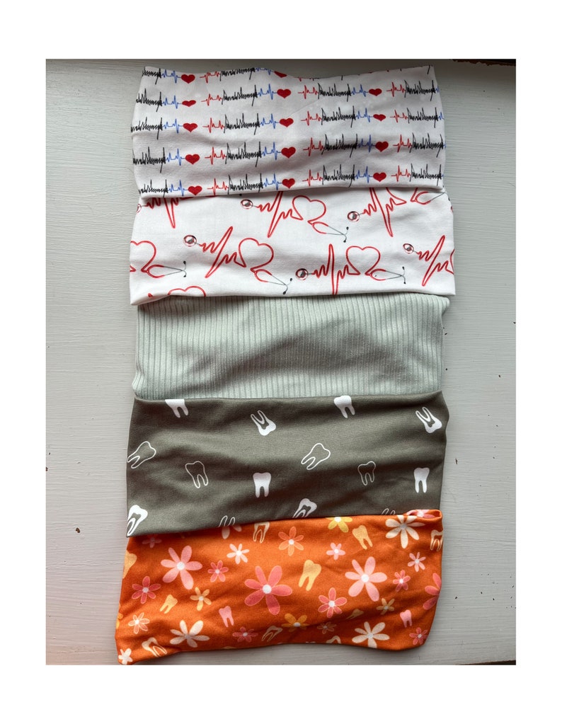 Soft Knit Stretch Headbands | Multicolored | Solids | Healthcare ...