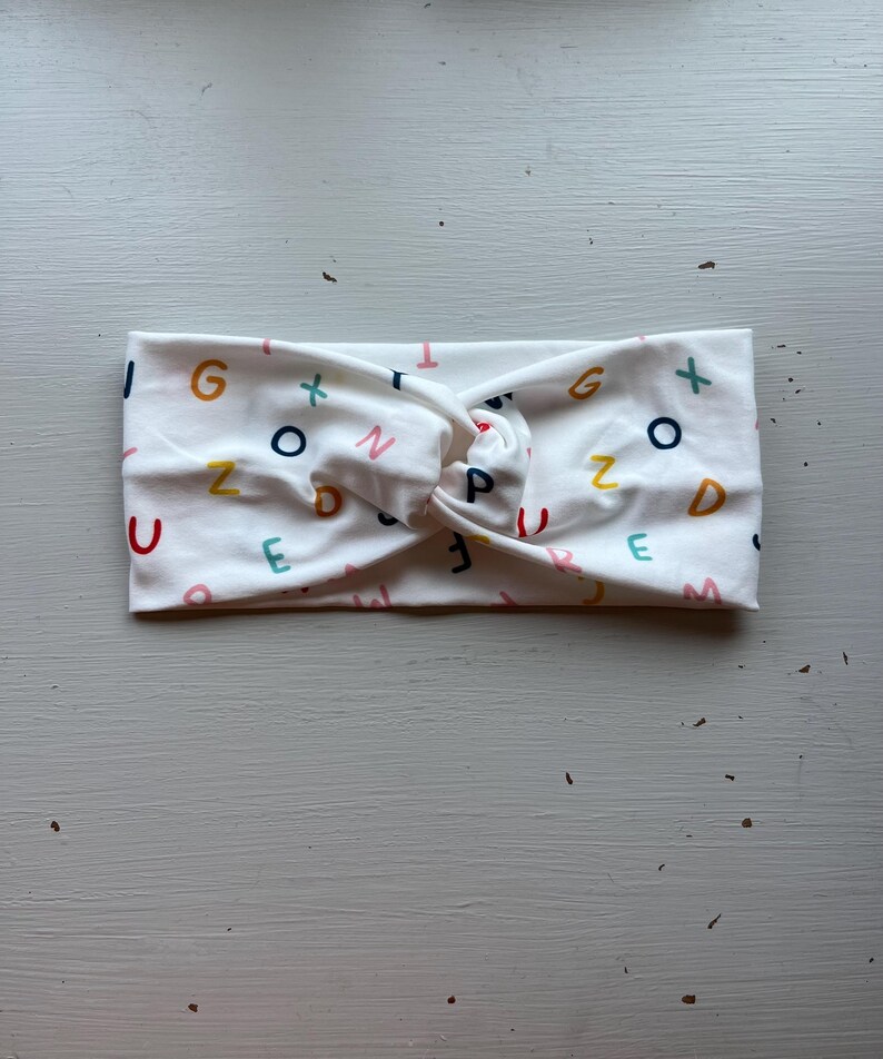 Soft Knit Twist-knot Headbands | Teacher Prints | Pencil Prints | Book ...