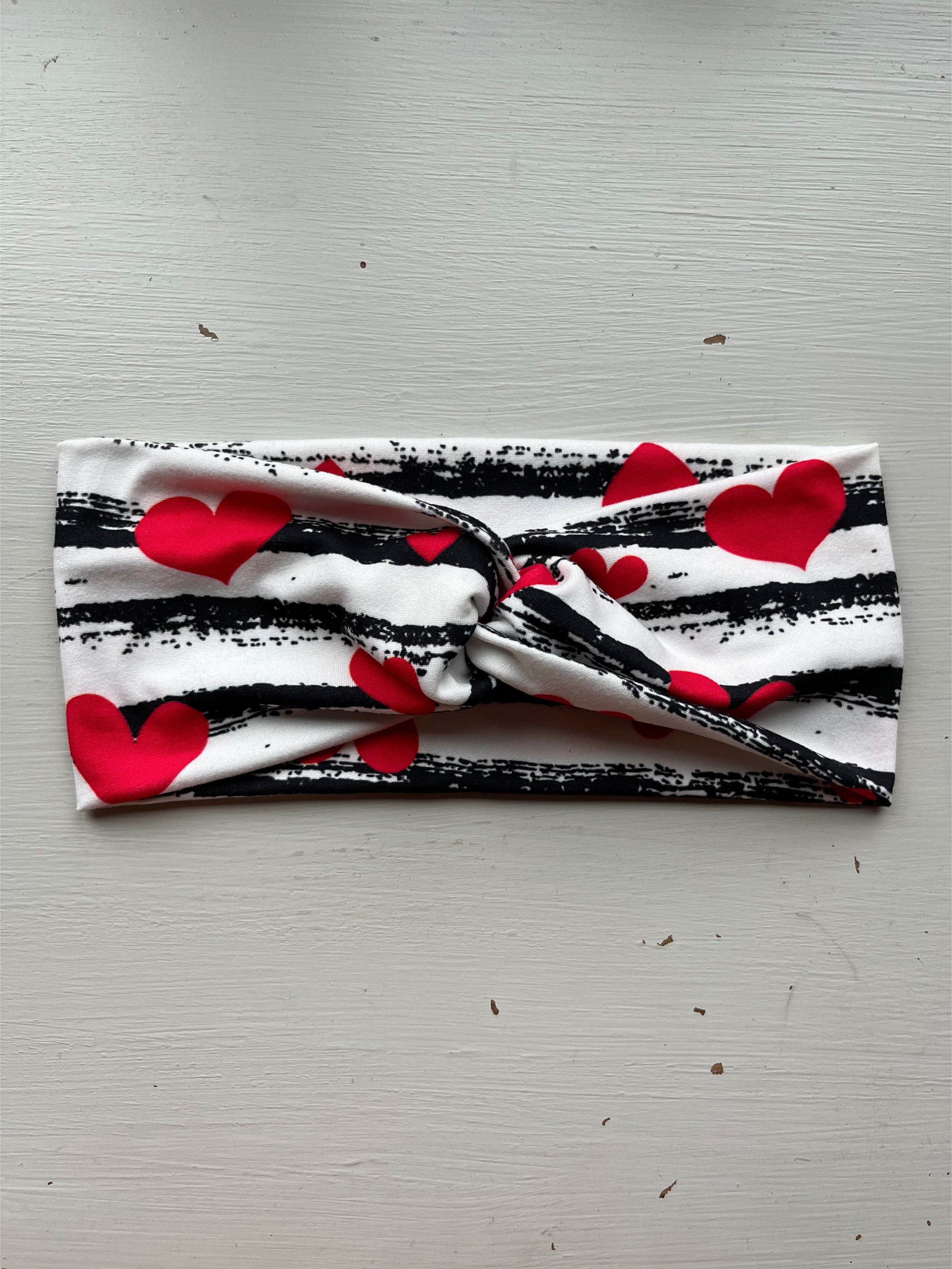 Soft Knit Twist-knot Headbands | Valentines, Hearts | Valentines Prints ...