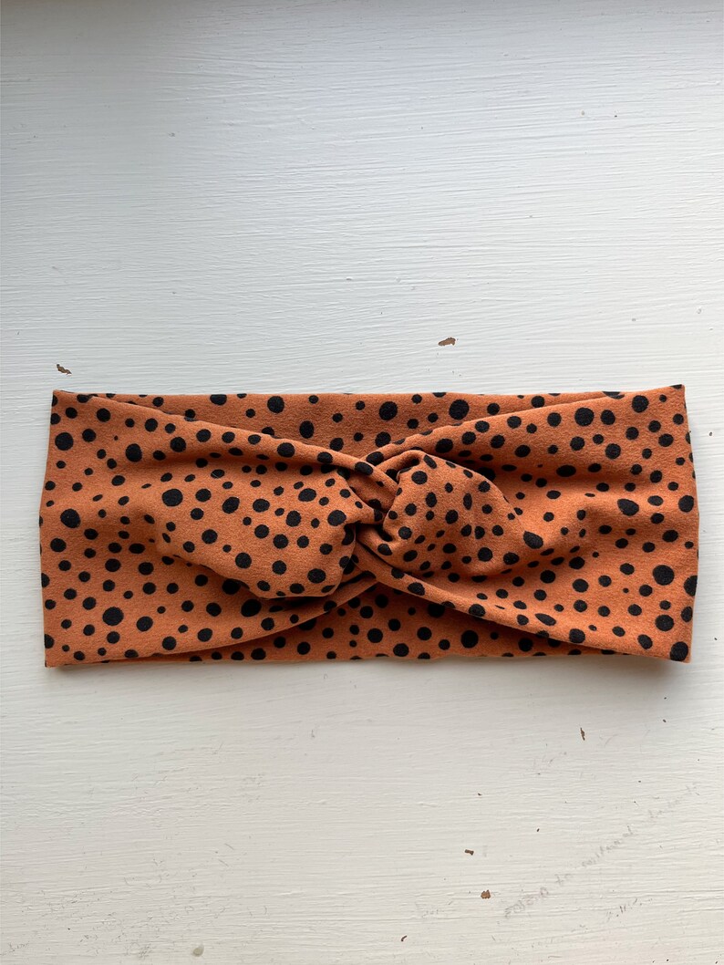 Soft Knit Twist-knot Headbands Reading Prints Coffee - Etsy