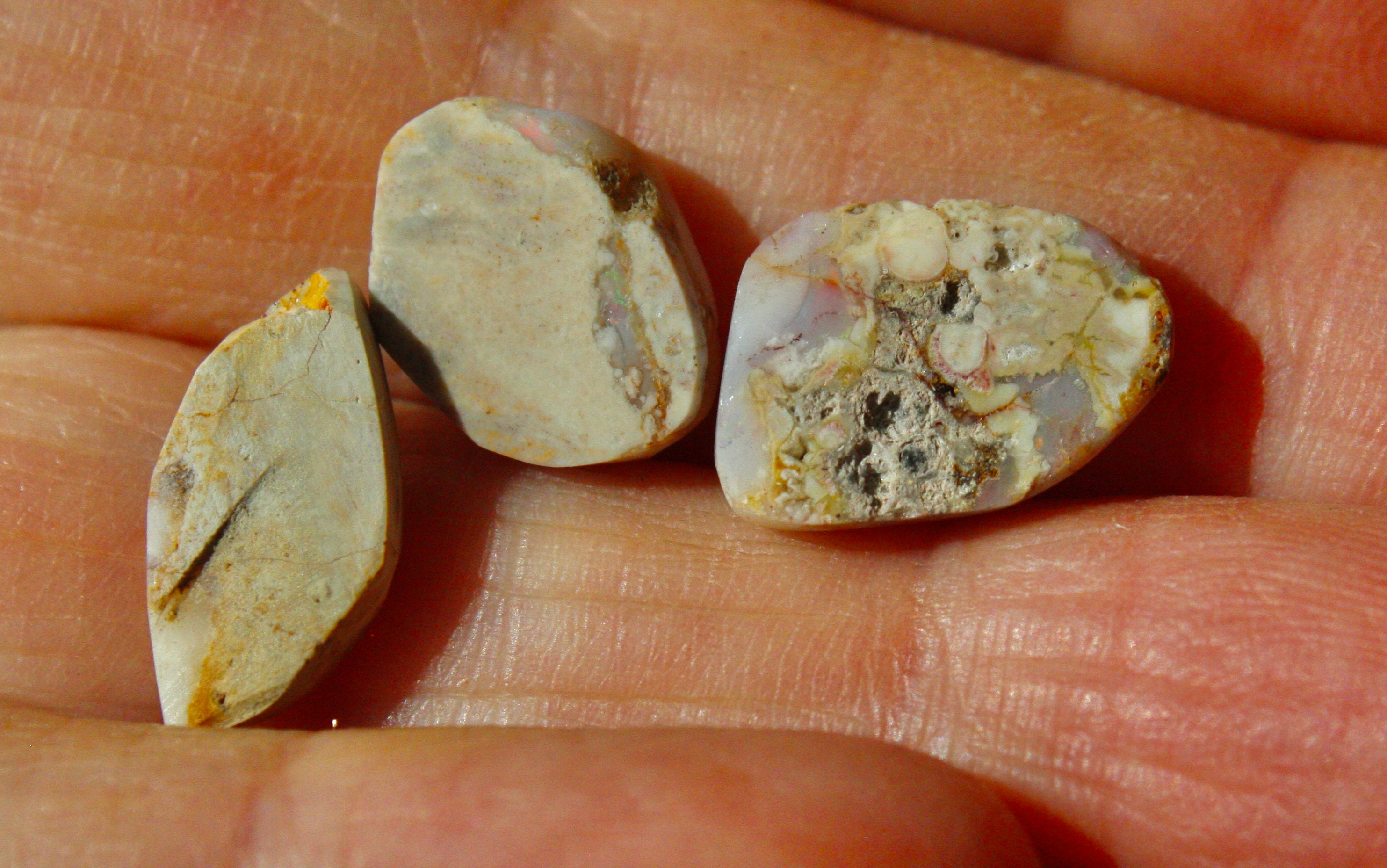 Trio of Spencer Opal "rub" Preform Cabochons, 8.5 Carats - Etsy