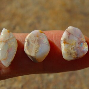 Trio of Spencer Opal "rub" Preform Cabochons, 8.5 Carats - Etsy