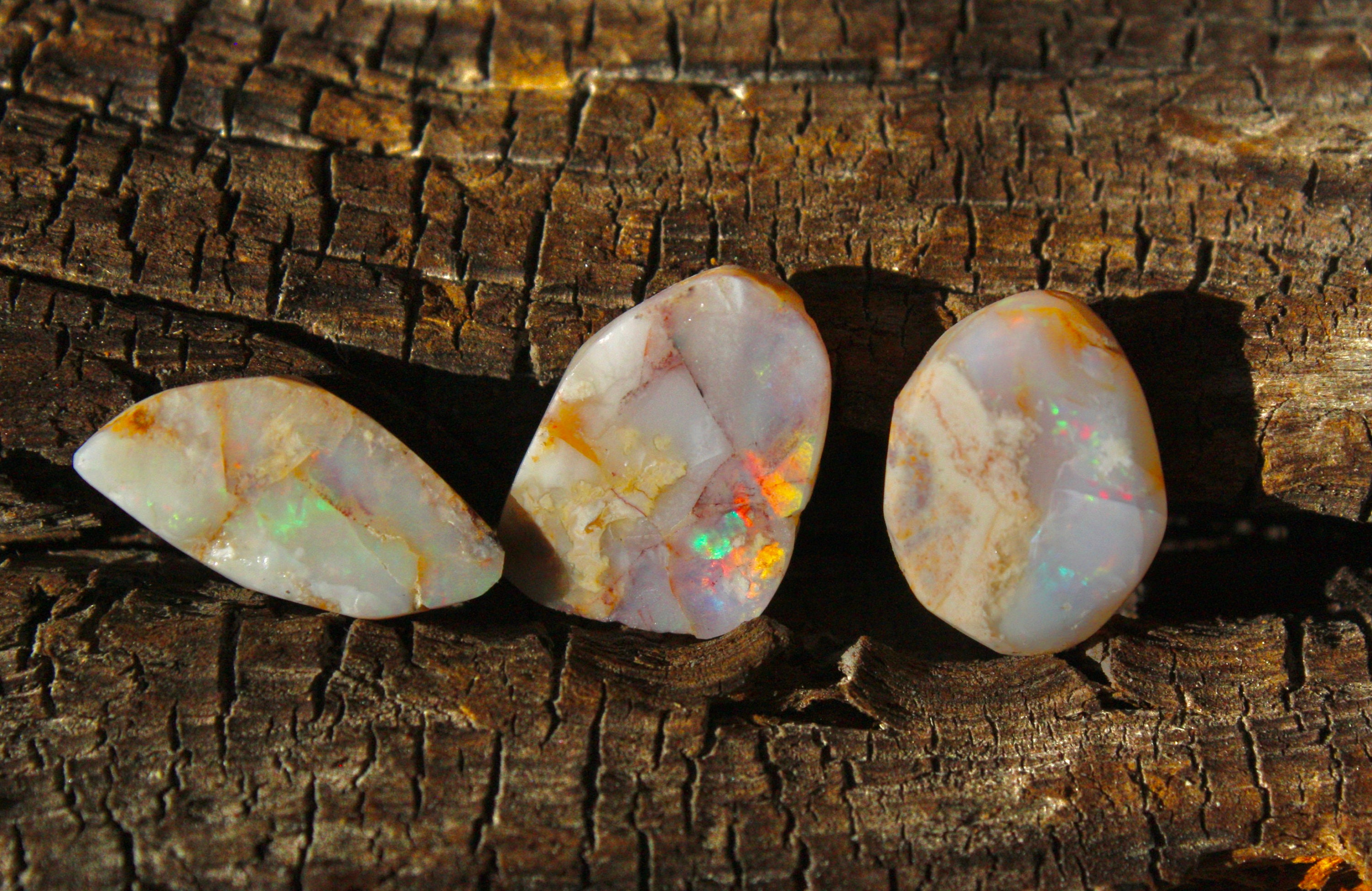 Trio of Spencer Opal "rub" Preform Cabochons, 8.5 Carats - Etsy