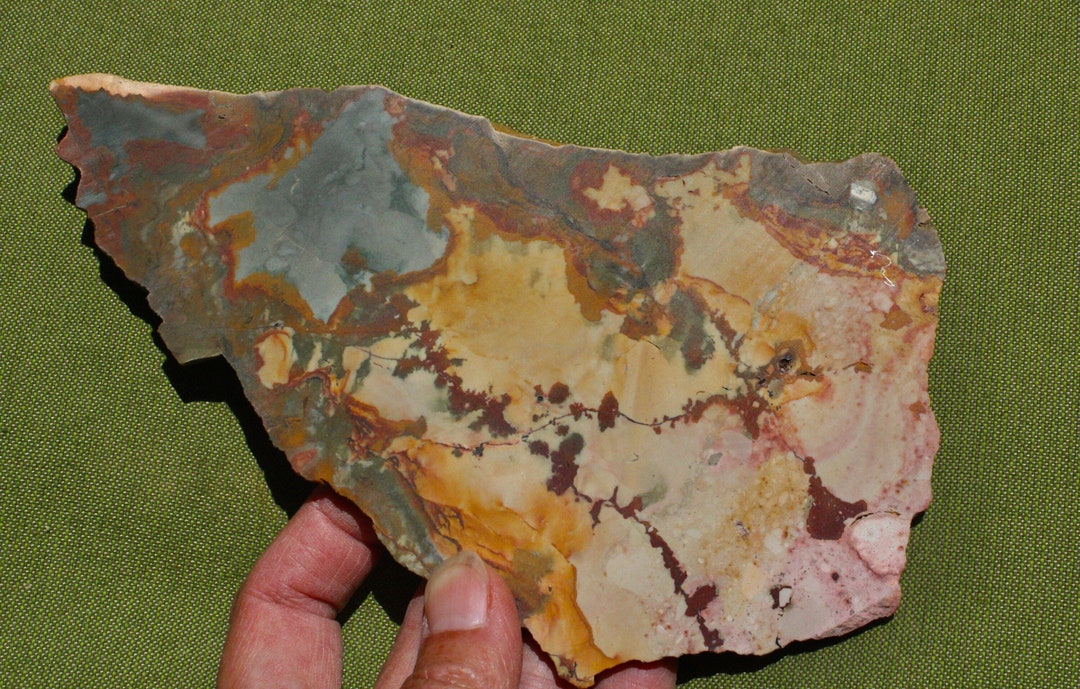 Rocky Butte Picture Jasper Slab, Owyhee Mountains in SE Oregon ...