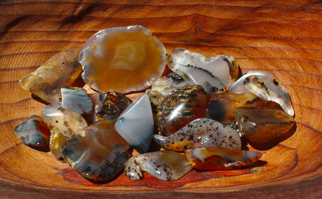 Small Tumbled Montana Agates, 3.3 Oz., 20 Pieces - Etsy