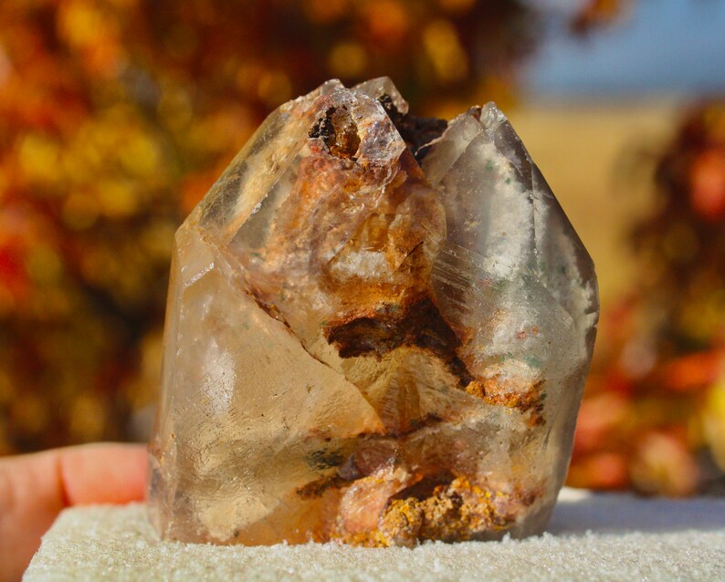 Quartz Crystal With Inclusions Brazil - Etsy