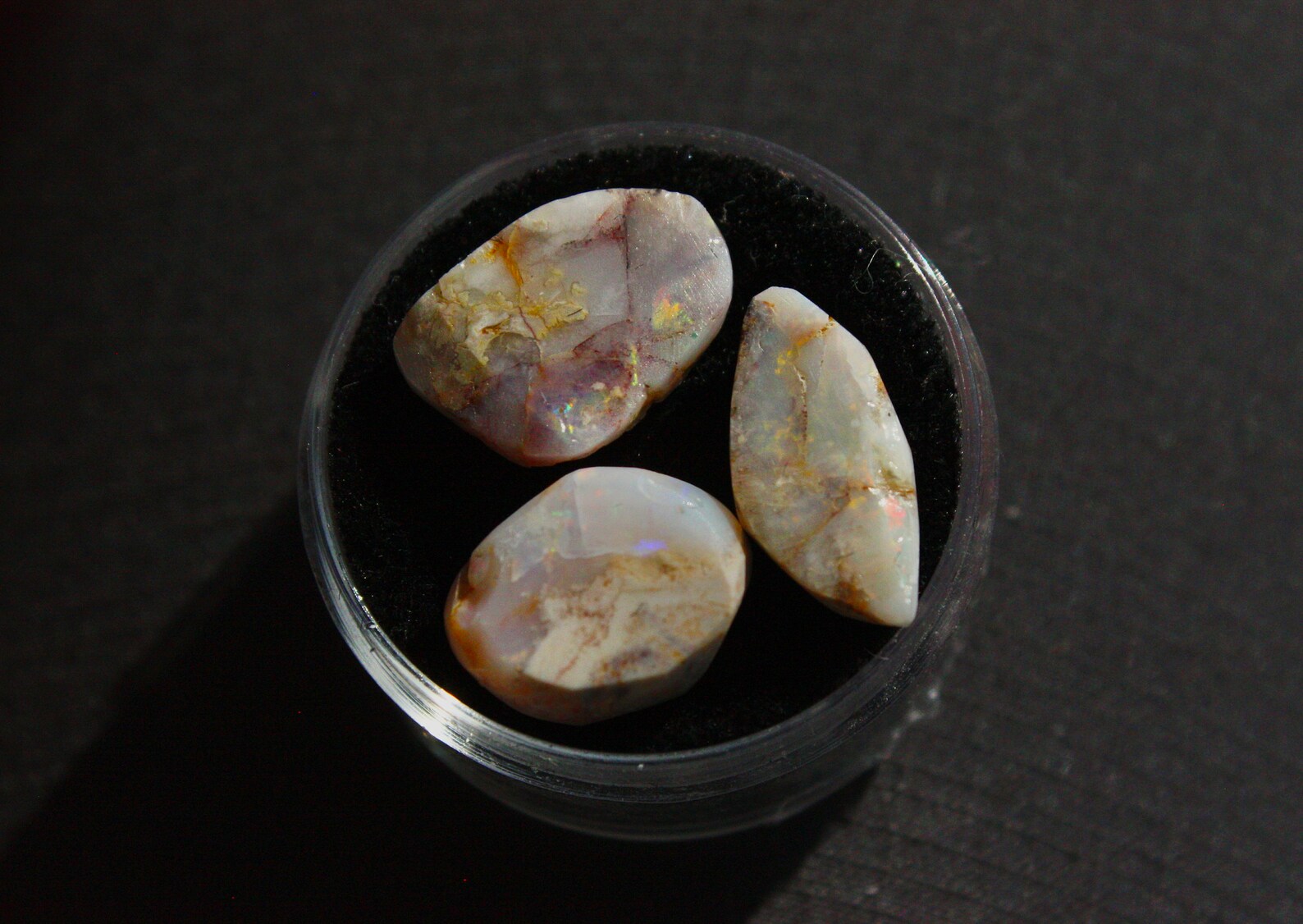 Trio of Spencer Opal "rub" Preform Cabochons, 8.5 Carats - Etsy