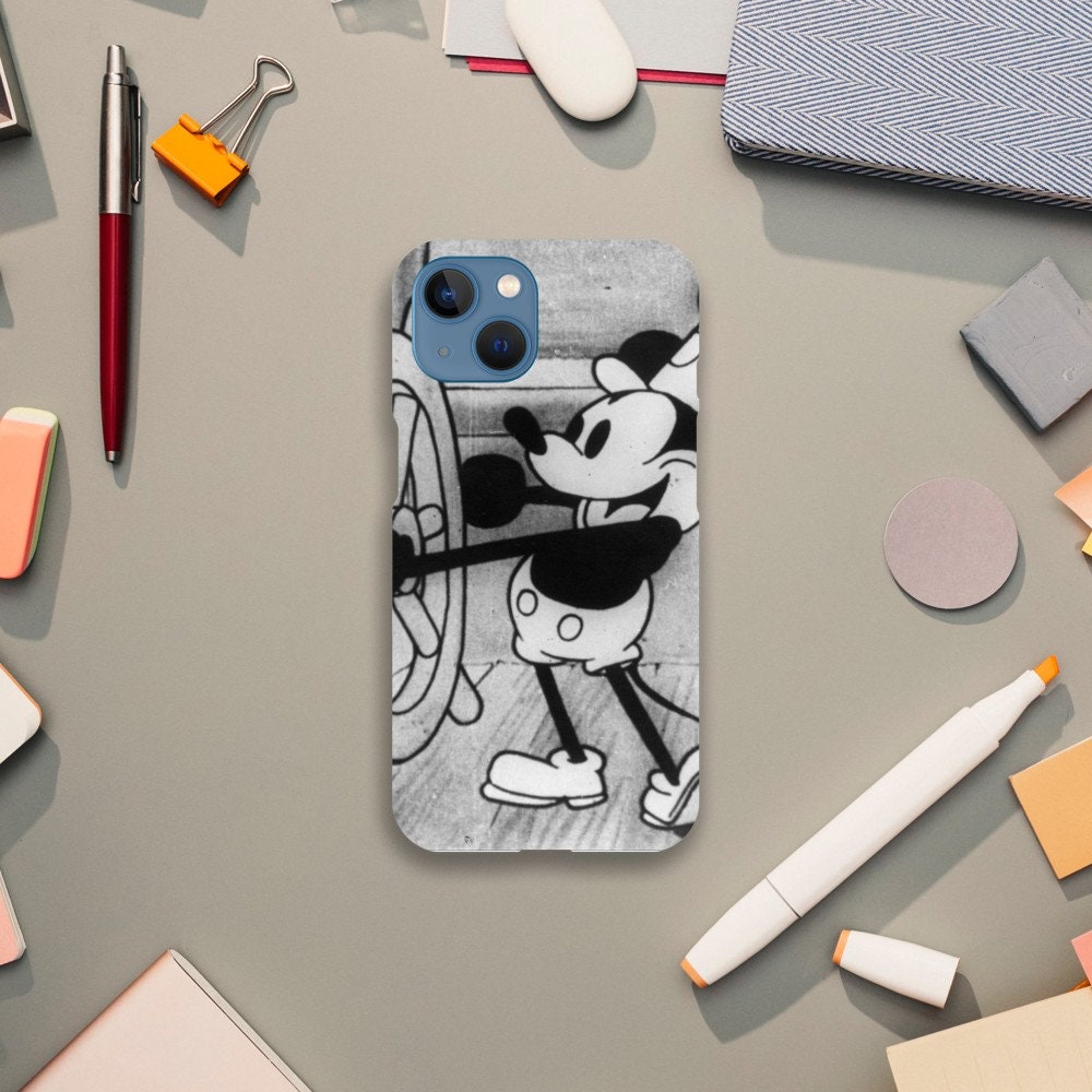 Disney Mickey Mouse Steamboat Willie 1928 iPhone Case Tough / Flexi ...