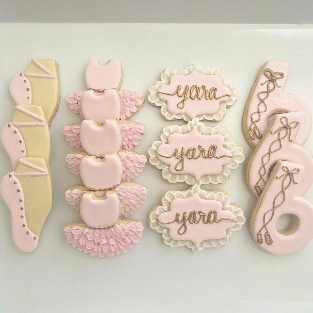 Vegan Ballerina Cookies | Tutu Cookies - Etsy