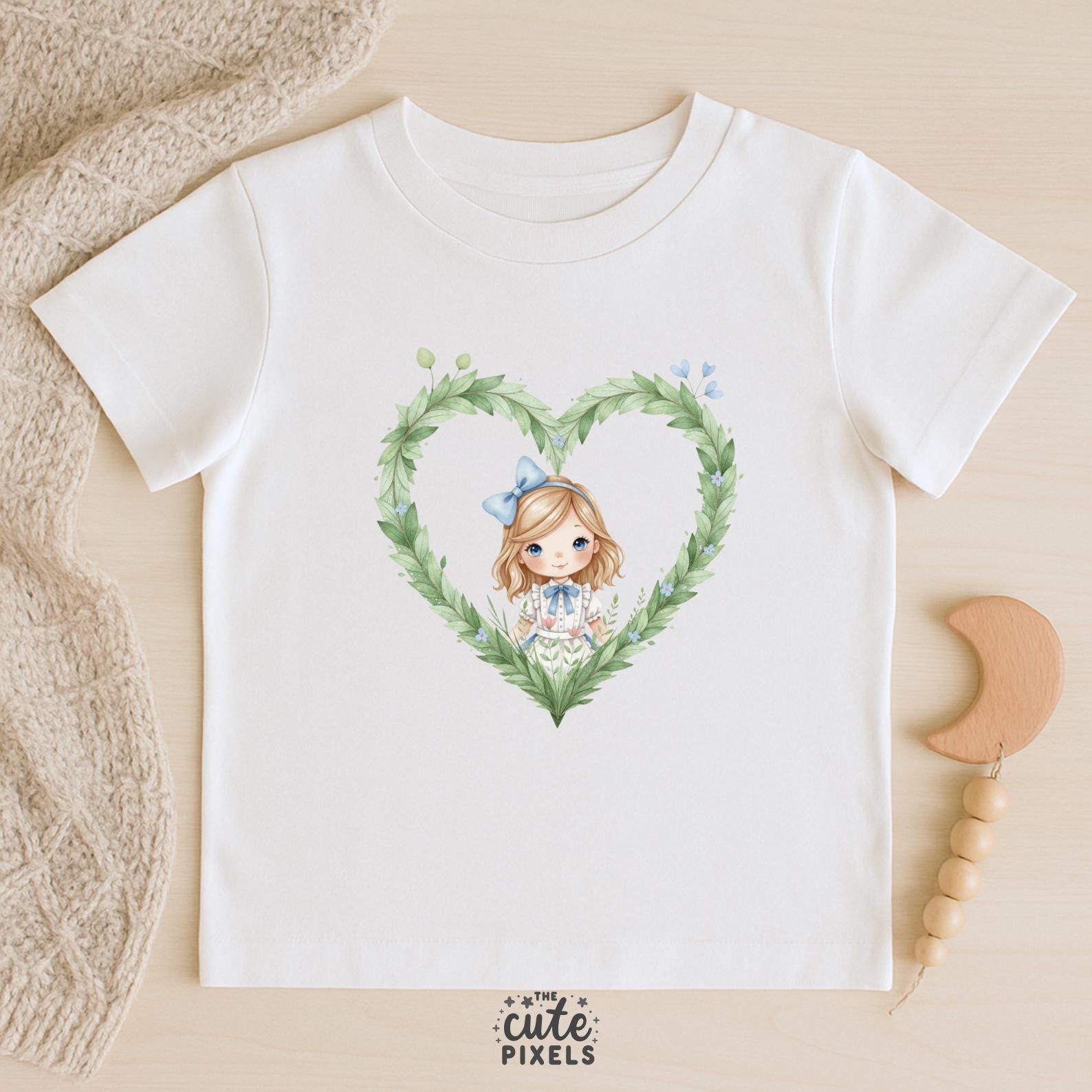 Kawaii Alice in Wonderland Watercolor Clipart, Tea Party (digital ...