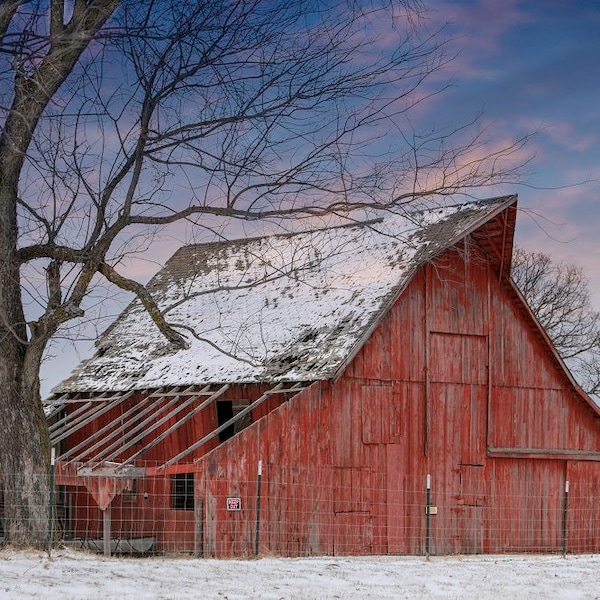 Red Barn - Etsy